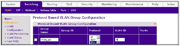 How do I create a protocol-based VLAN using the web interface on my managed switch? - NETGEAR ...